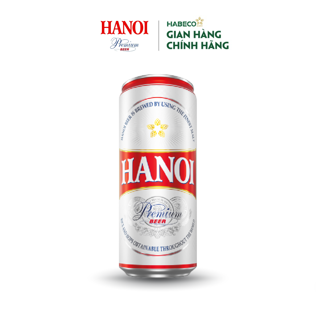 COMBO 2 Thùng 24 lon Bia Hanoi Premium – HABECO (330ml/lon) - Habeco
